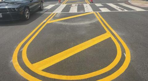 Multi-Medium Pavement Markings in Washington, D.C. | Equus Striping
