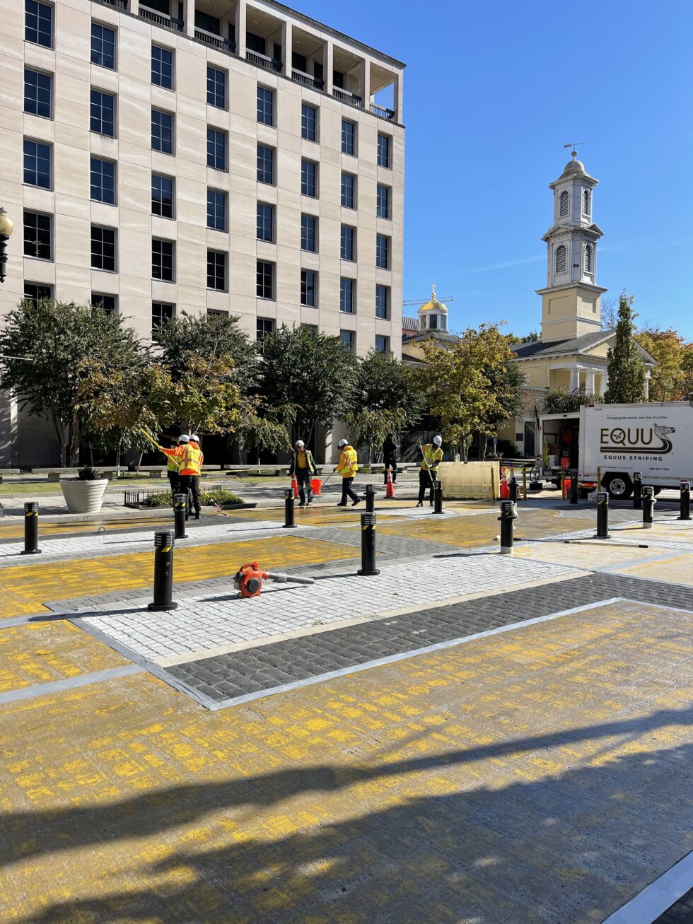 Line Striping Projects in Washington, D.C. | Equus Striping