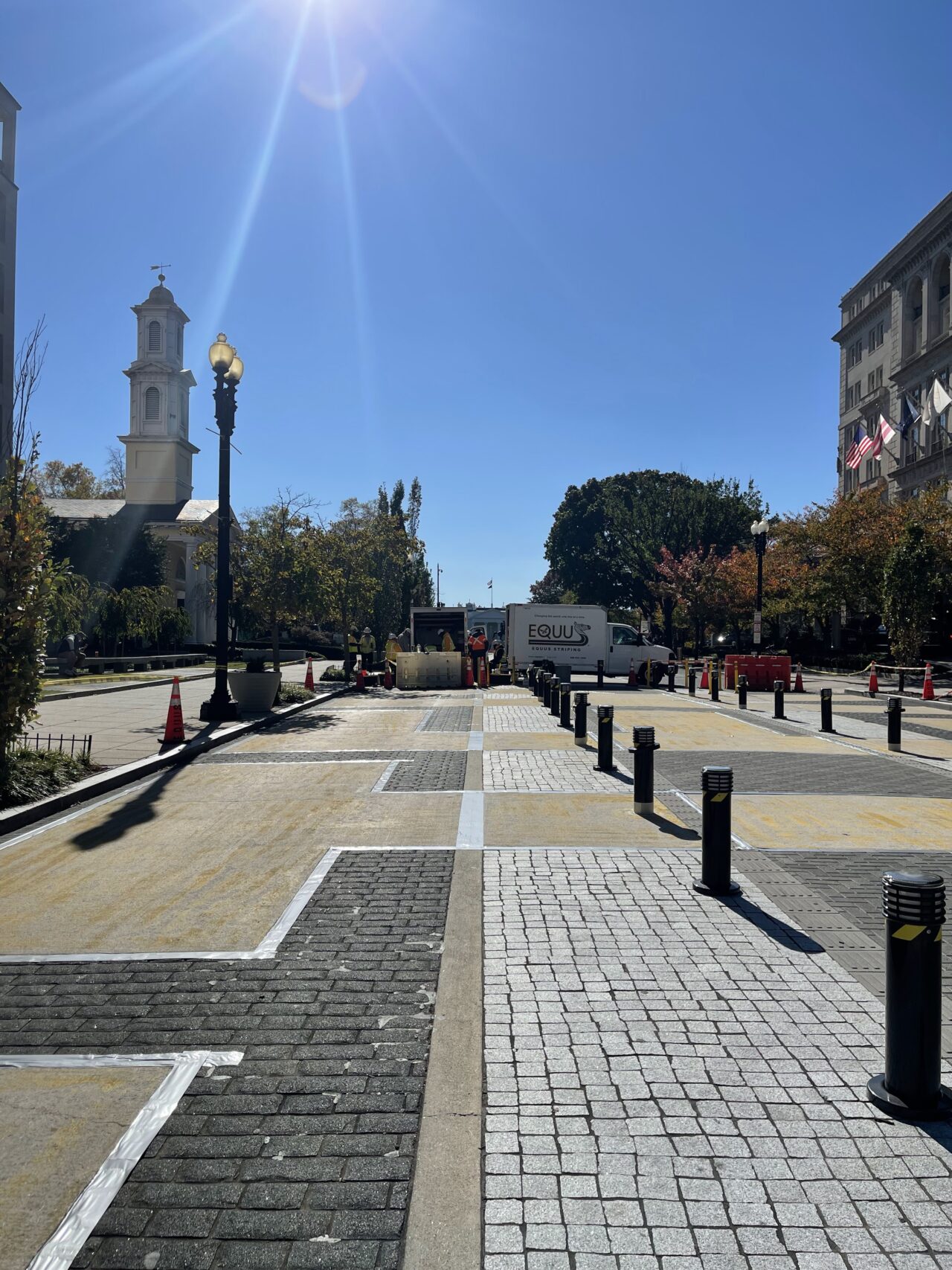 Line Striping Projects in Washington, D.C. | Equus Striping